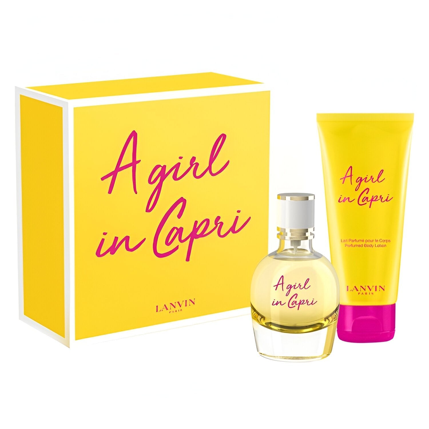 Shop Lanvin A Girl in Capri EDT Body Lotion Set for Women